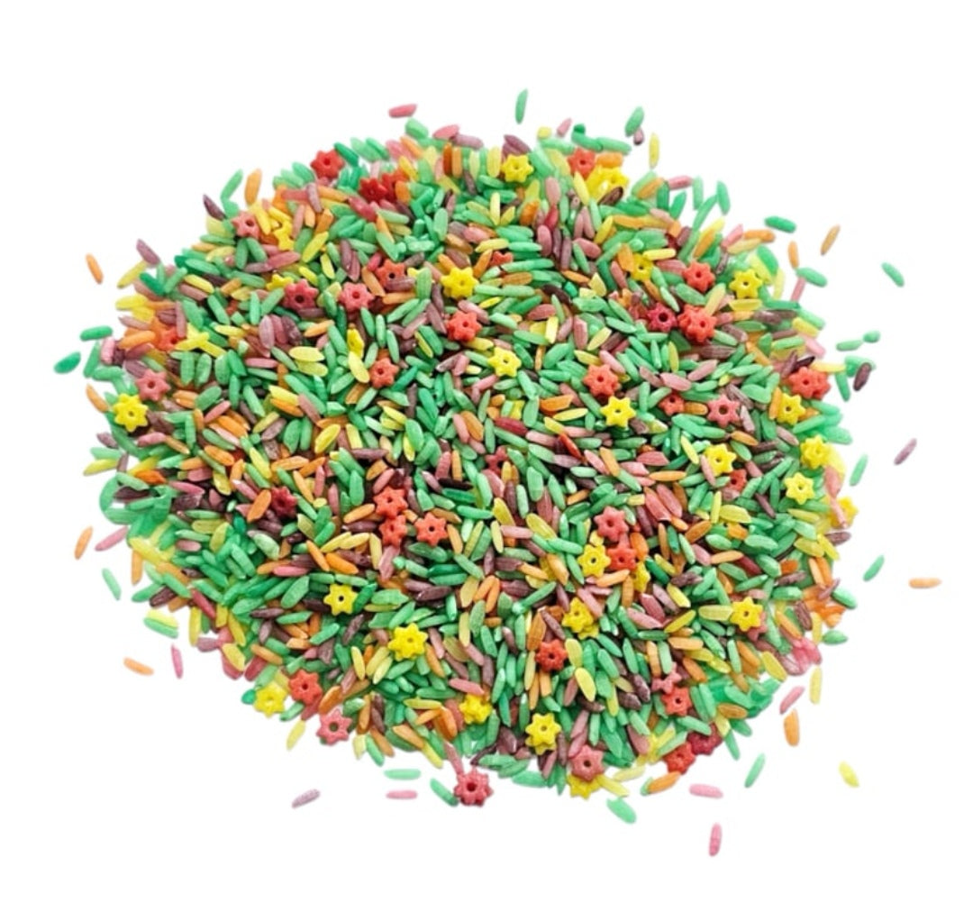 Sensoryfun speelrijst flower power mix – Happy Plays Store